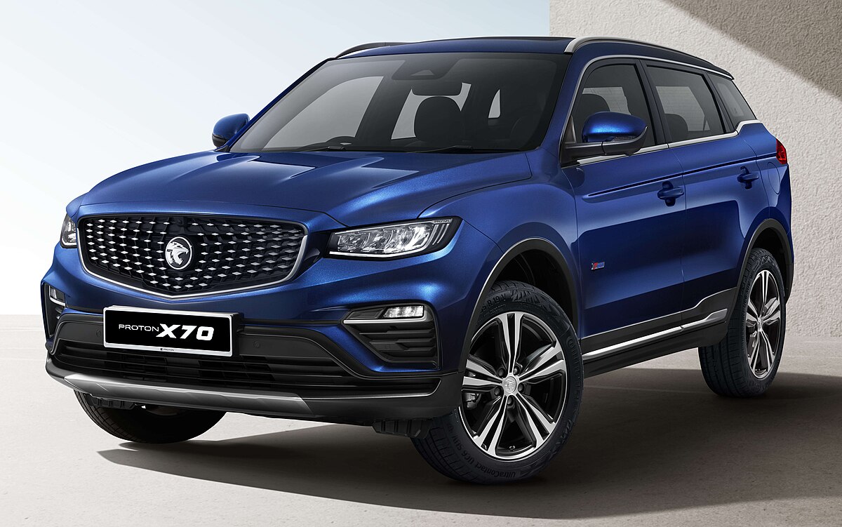 The 2025 Proton X70 facelift has been fully unveiled, featuring a ...