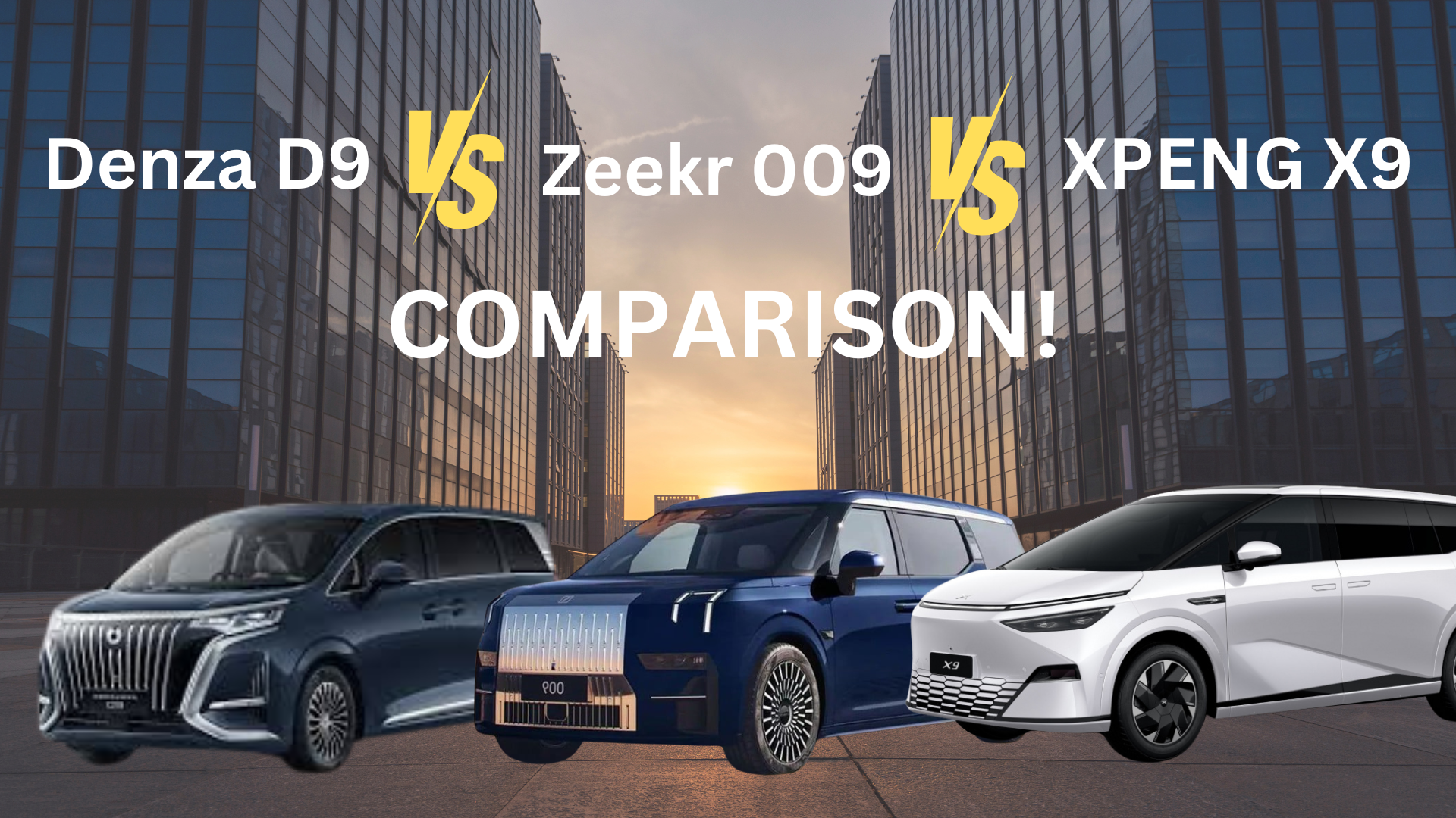 3 Electric MPVs, 1 Winner: Denza D9 vs. Zeekr 009 vs. XPENG X9 – Which Comes Out on Top ...